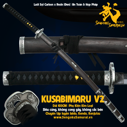 KUSABIMARU 2 - Katana Nhật Bản An Toàn & Hợp Pháp